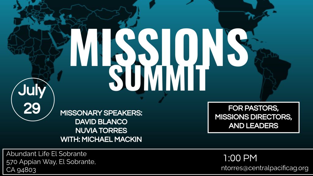 Missions Summit – Central Pacific Ministry Network